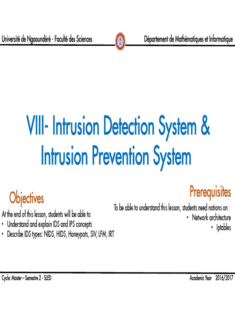 8 Ids Ips | PDF | Security | Computer Security