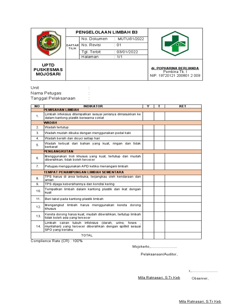 Pengelolaan Limbah B3 | PDF