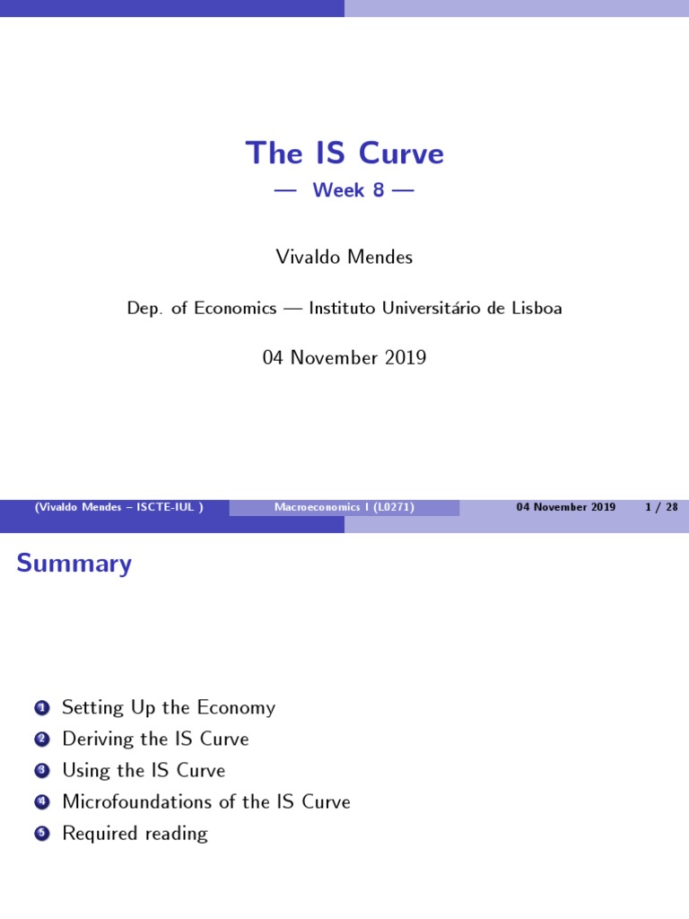 Chapter 11. The IS Curve | Download Free PDF | Macroeconomics ...