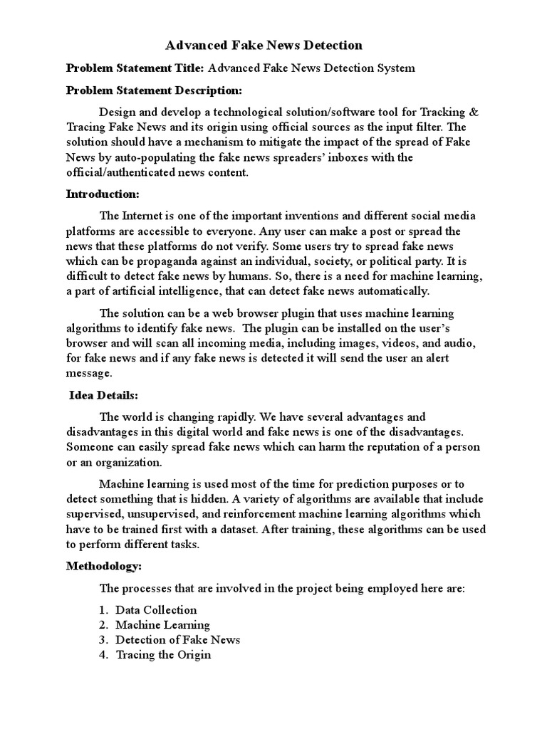 Fake News Detect | PDF | Machine Learning | News