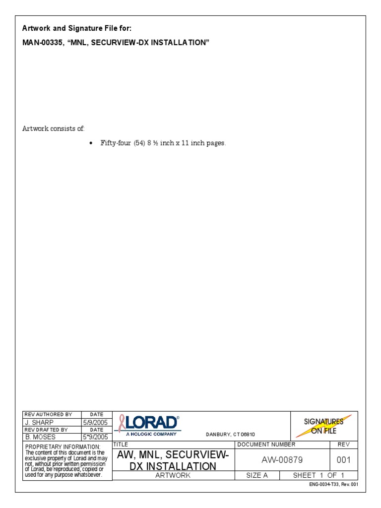 SECURVIEW-DX INSTALLATION Man-00335 - 001 - 01 | PDF | Computer Monitor ...