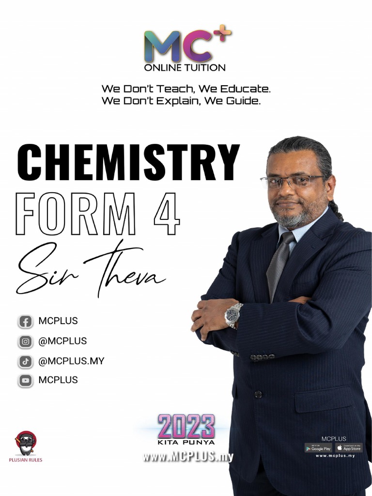 Form 4 Chemistry MR Theva 02.03.2023 | PDF | Atoms | Proton