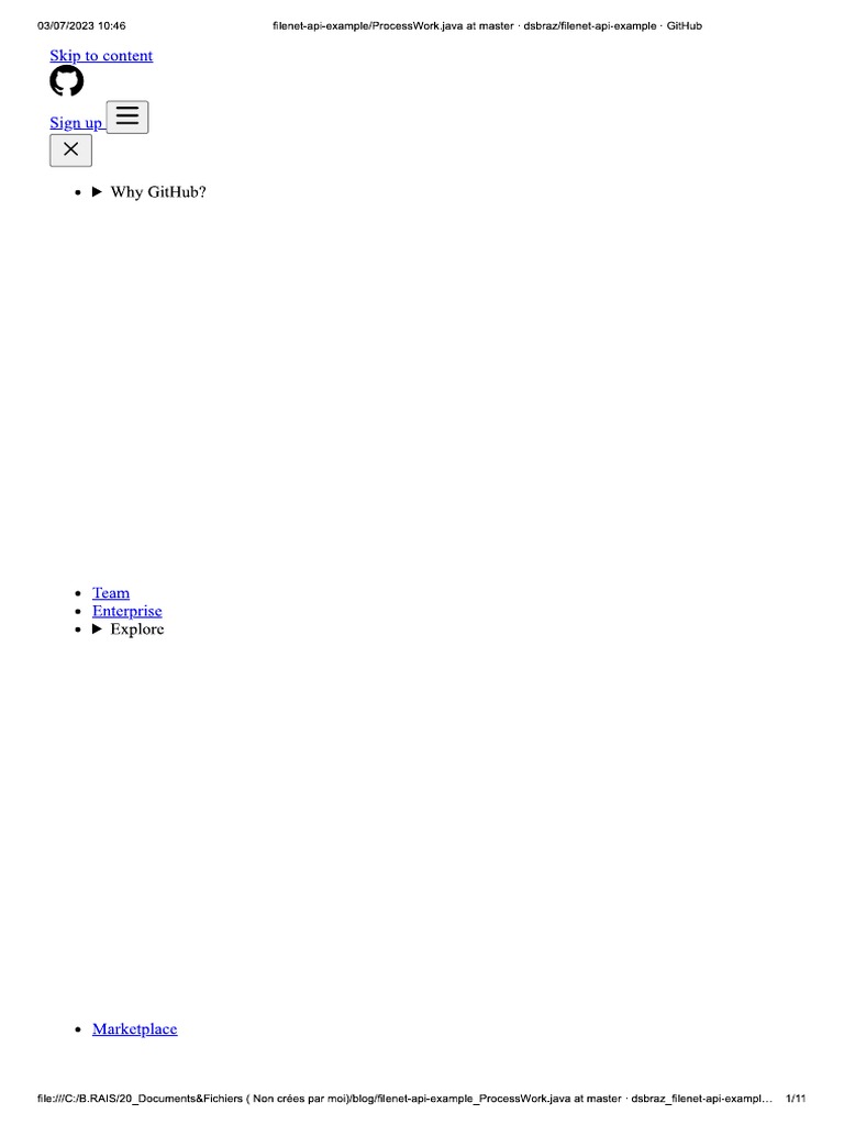 Filenet-Api-Example - ProcessWork - Java At... Dsbraz - Filenet-Api ...