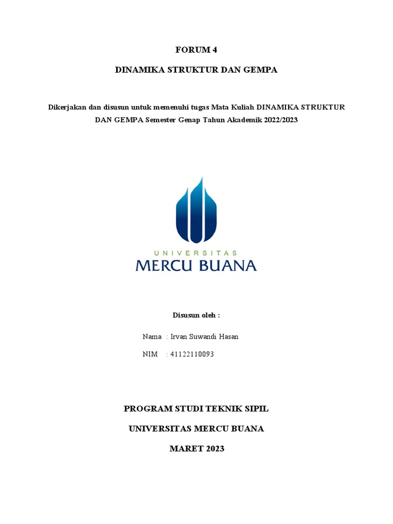 Metode Analisis Gempa pada Struktur Sipil | PDF