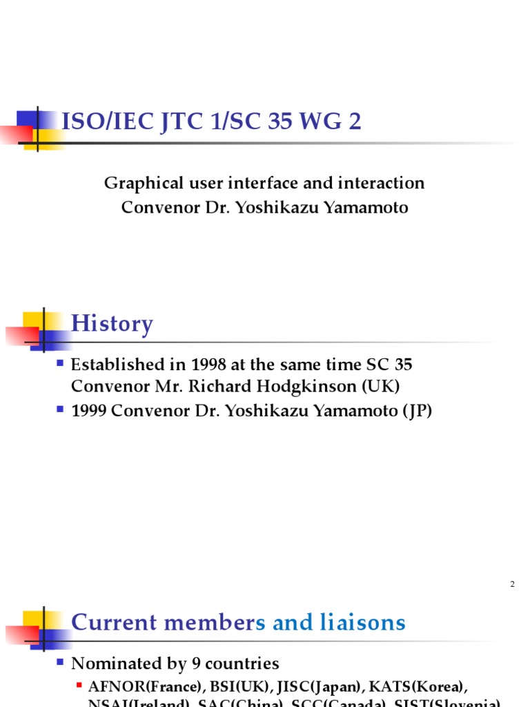 ISO/IEC JTC1 SC35 Dissemination Event February 2023 - WG2 | PDF | Iso ...
