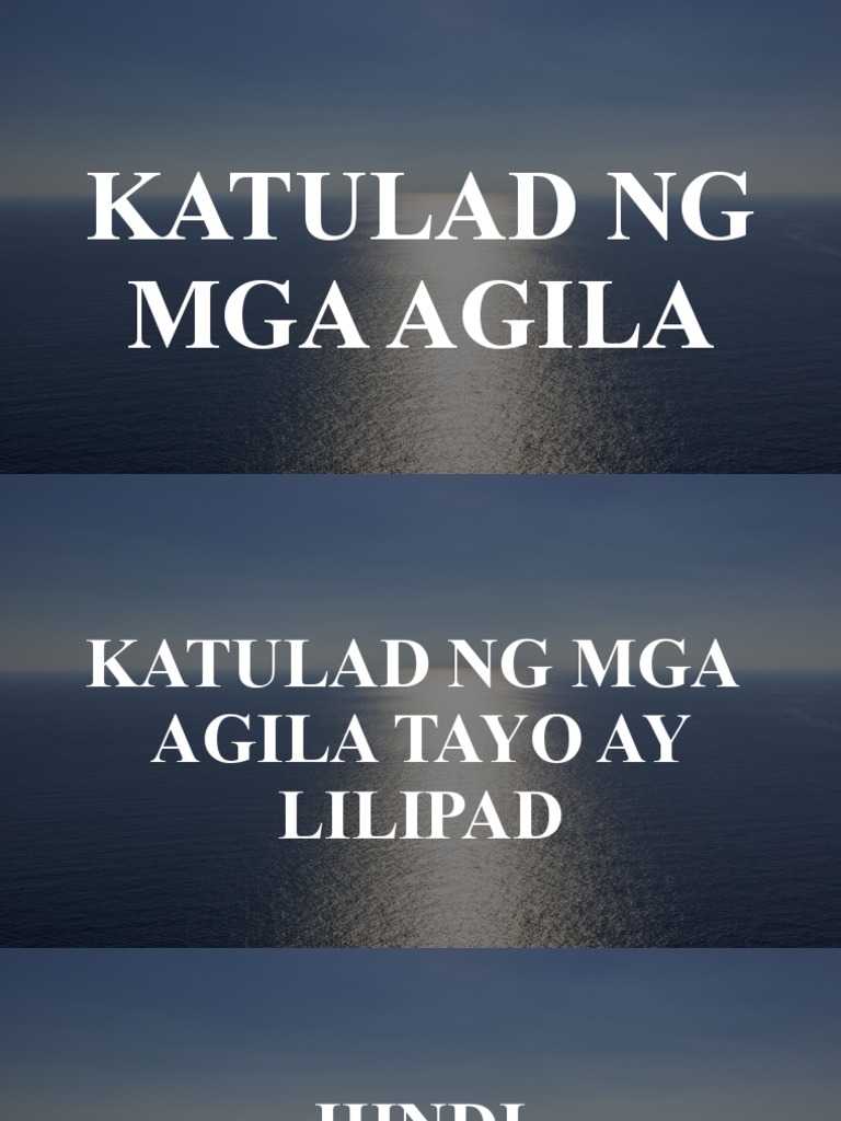 Tulad NG Agila | PDF