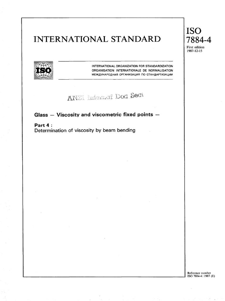Iso 7884-4-1987 | PDF