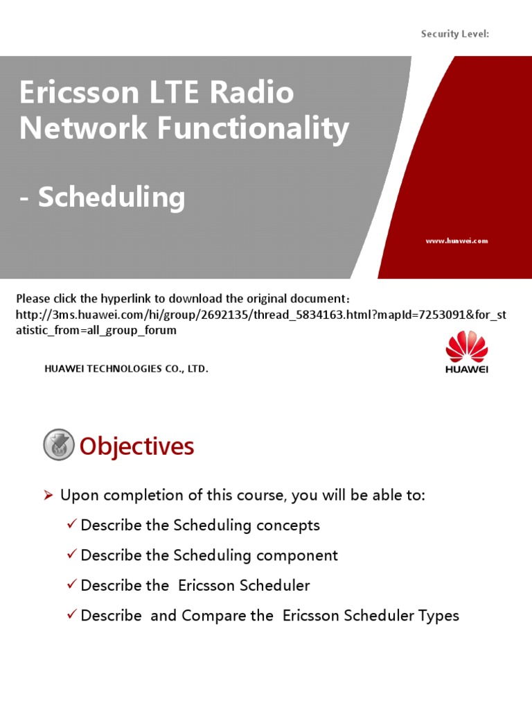 Ericsson LTE FDD Scheduling | PDF | Mimo | Scheduling (Computing)