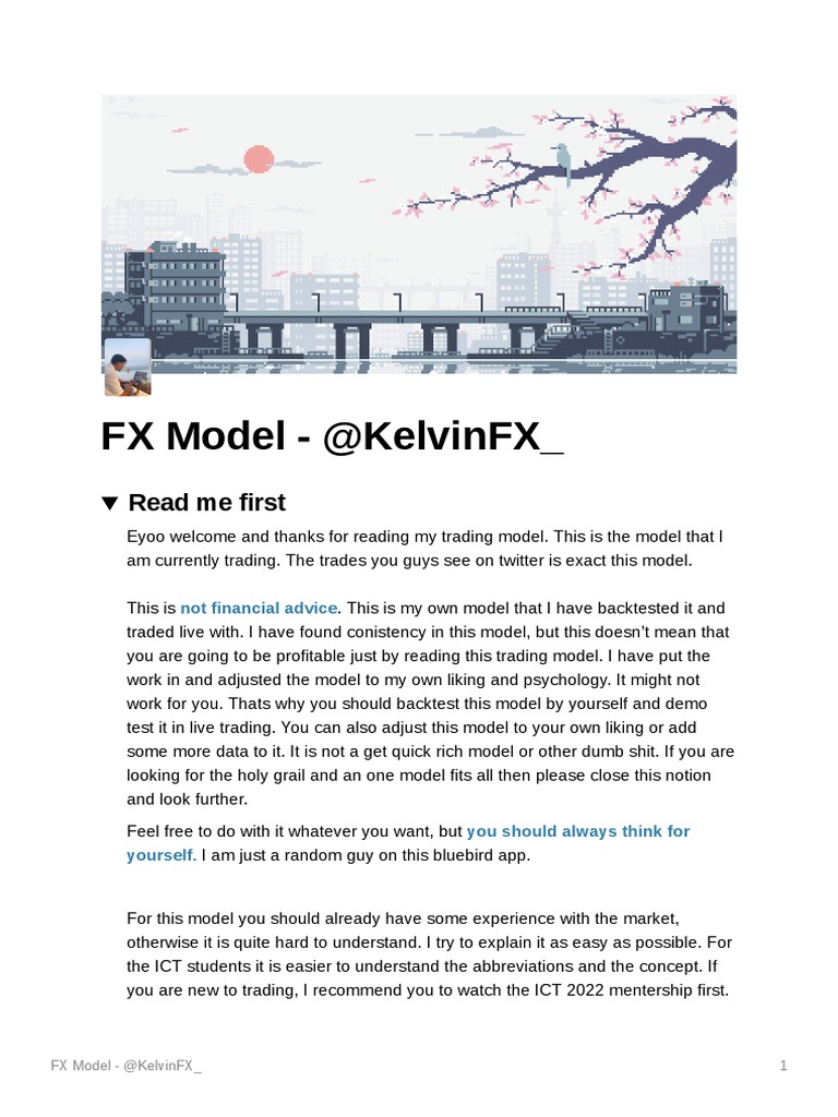 FX Model - KelvinFX | PDF | Market Liquidity | Educational Technology