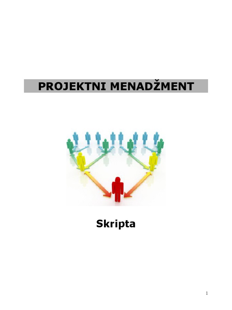 PROJEKTNI MENADŽMENT Skripta | PDF