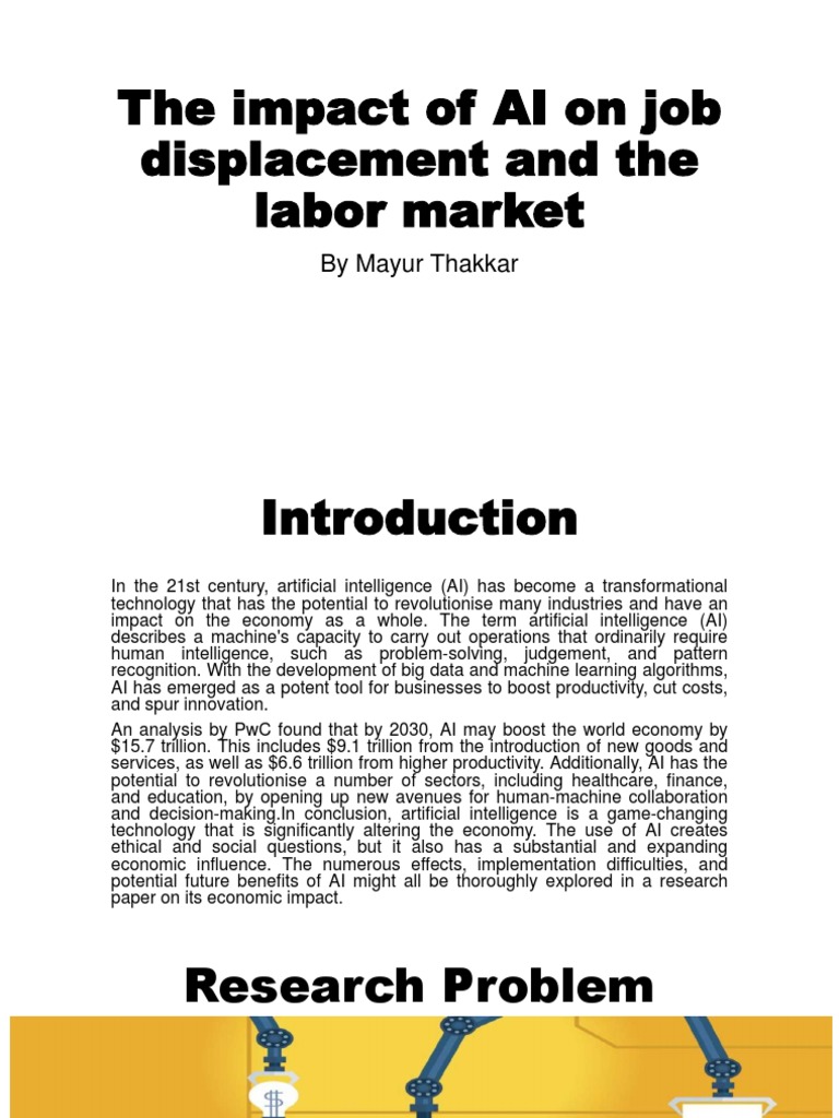 The Role of Artificial Intelligence in The Economy - 2 | Download Free ...