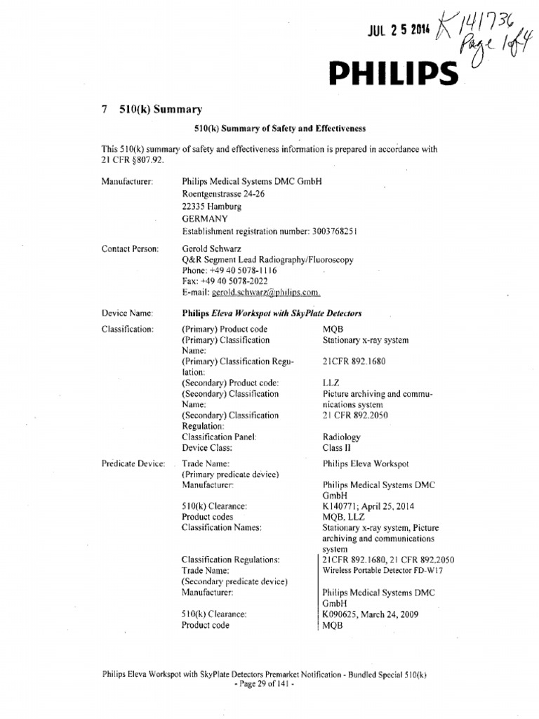 Philips Eleva Workspot With SkyPlate Detectors | PDF | Radiography ...