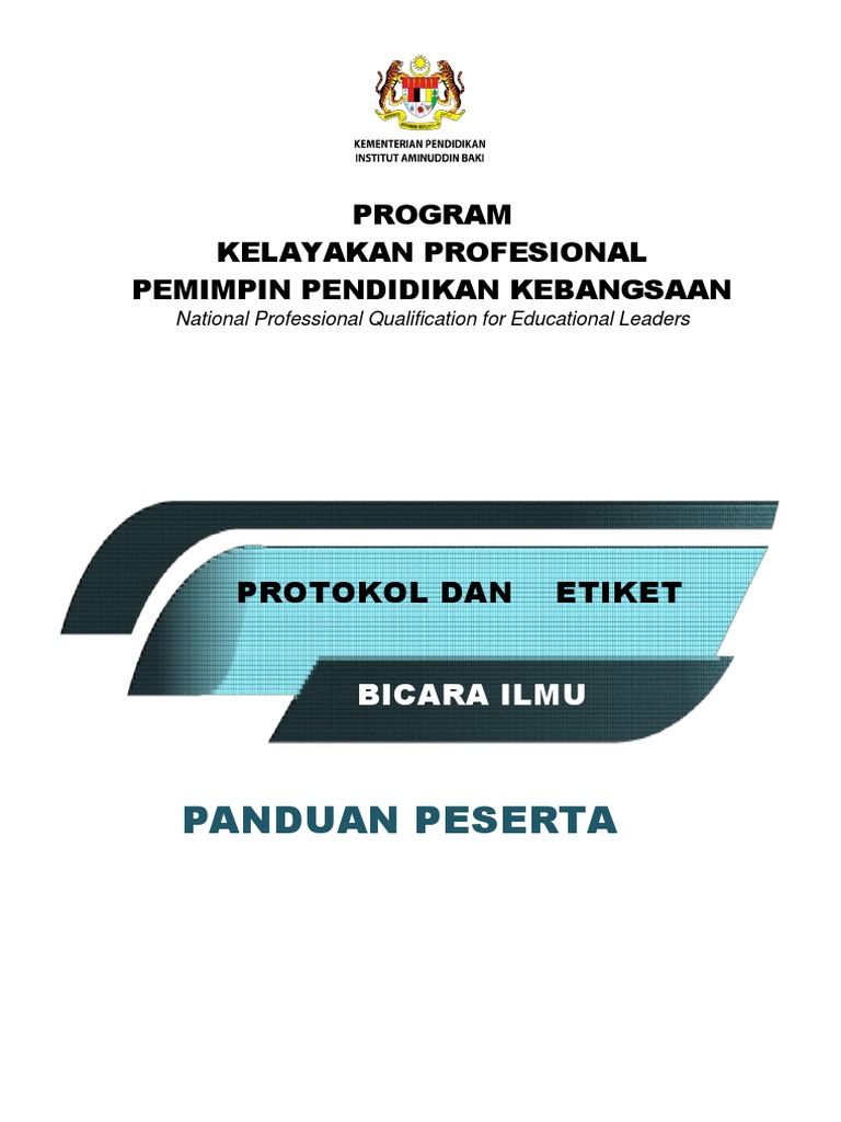 Panduan Protokol dan etiket | PDF