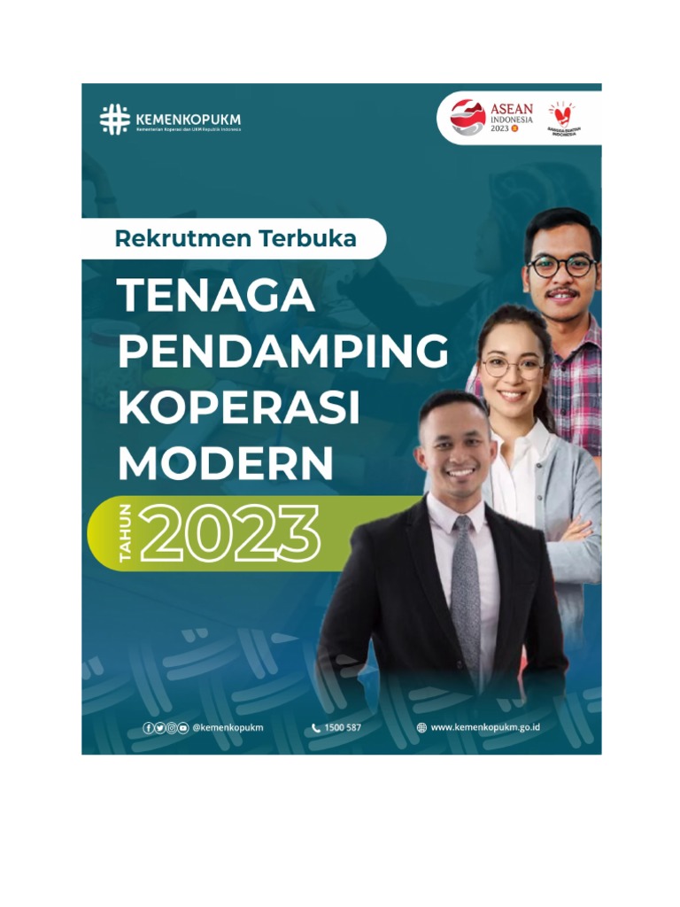 Rekrutmen Terbuka Pendamping Koperasi | PDF