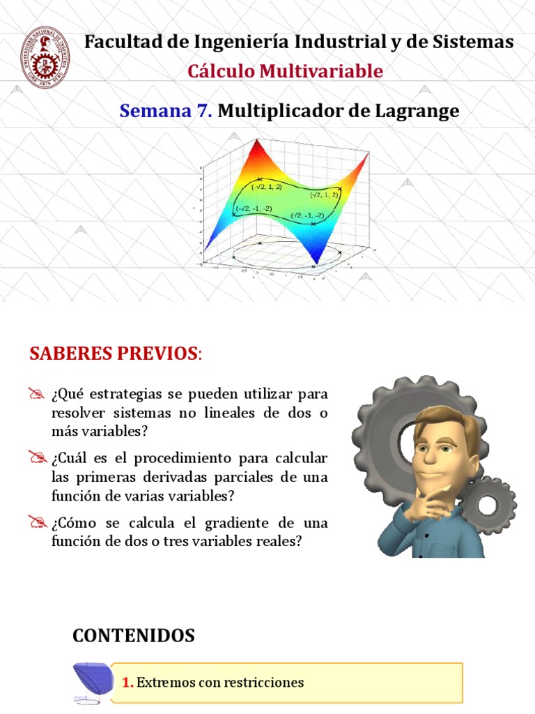 Multiplicador de Lagrange | PDF | Conceptos matemáticos | Análisis