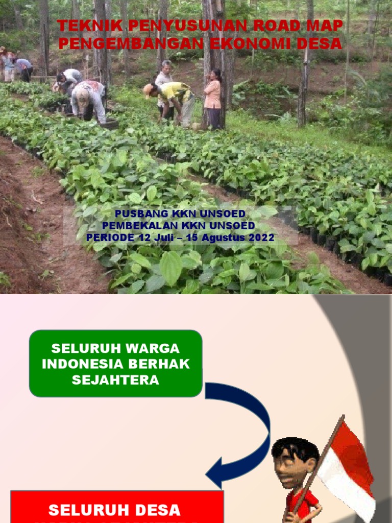 Penyusunan Road Map Pengembangan Ekonomi Desa | PDF