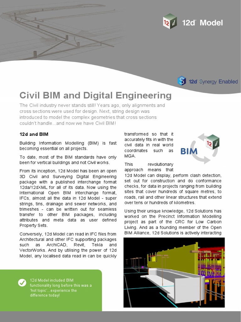 12d Bim | Download Free PDF | Building Information Modeling | Data