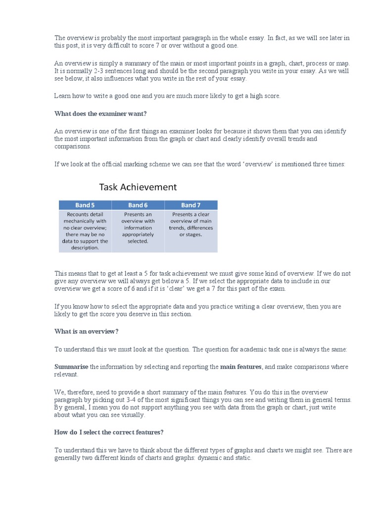 Writing Task 1 Structure | PDF | Sentence (Linguistics) | Cognitive Science