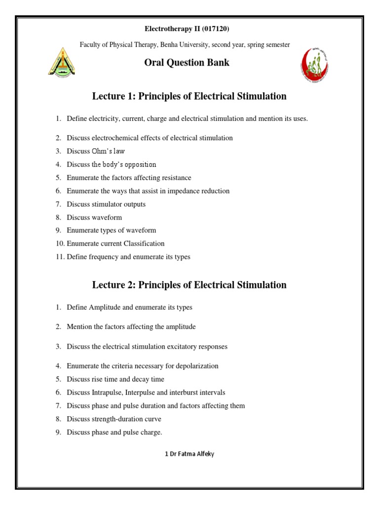 IFC and Electrotherapy Contraindications | PDF | Physiology | Neuroscience