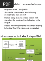 Howard Sheth Model | PDF | Consumer Behaviour | Behavior