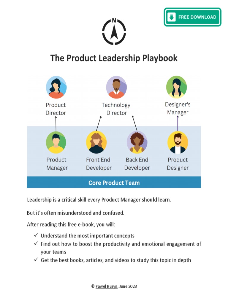 Product Leadership Playbook Guide | PDF | Leadership | Autonomy