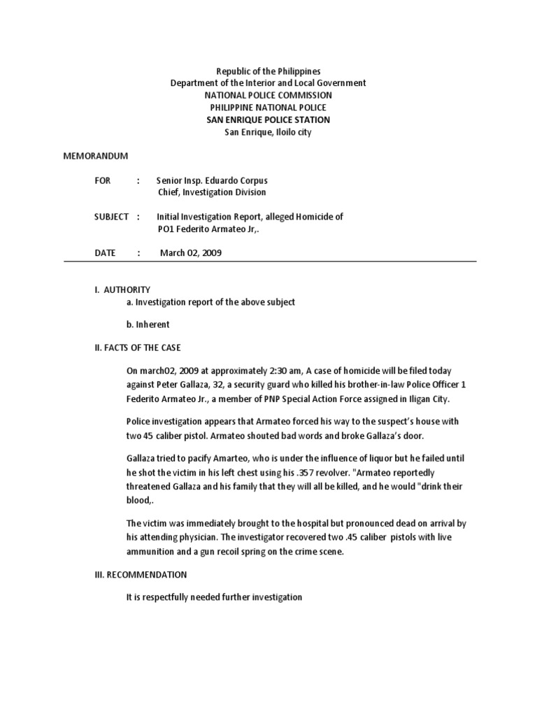 Initial Report | PDF