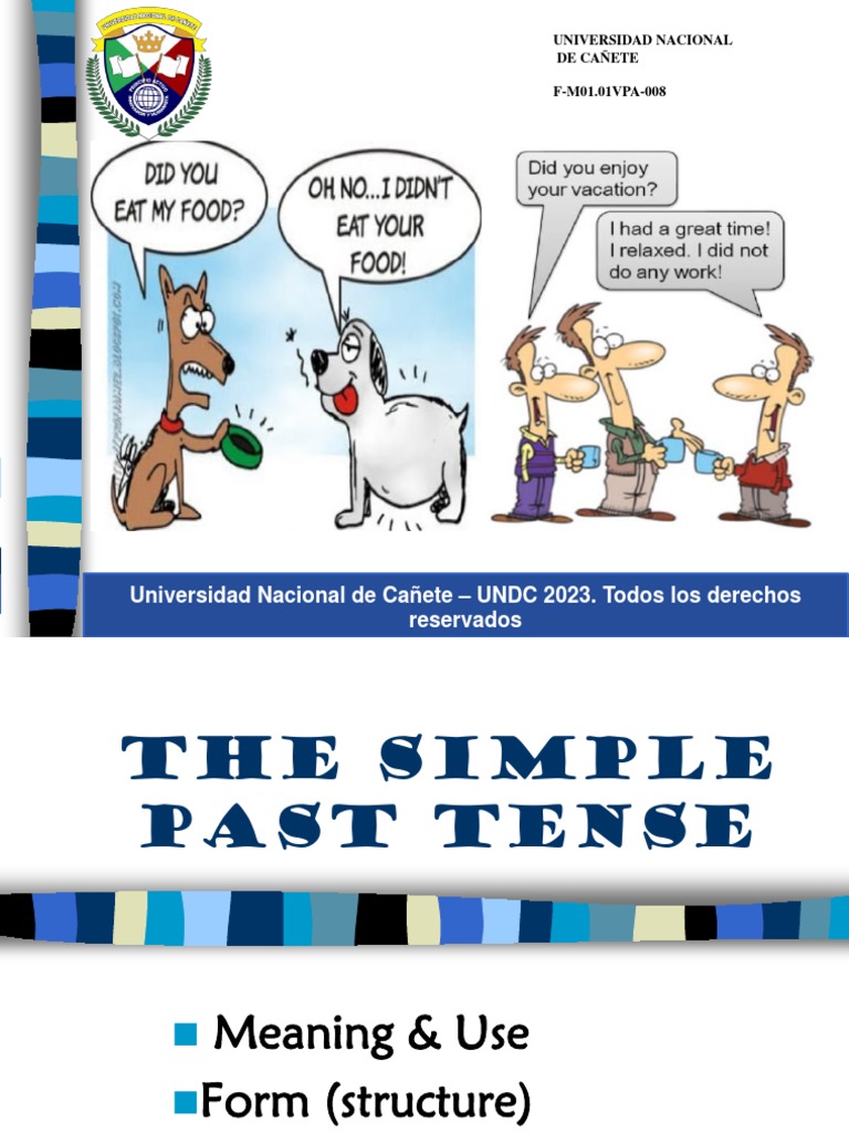 Simple Past Theory | PDF | Verb | Grammatical Tense