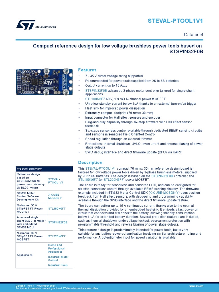 Steval Ptool1 | PDF | Mosfet | Electrical Equipment