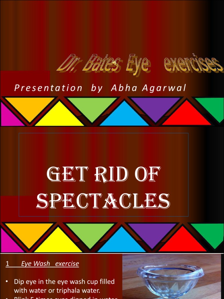 DR Bates Eye Exercise | PDF