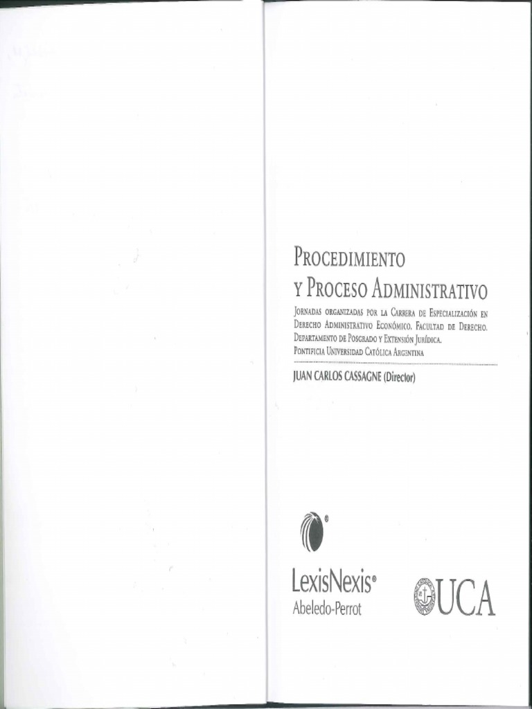 10. Muratorio, Jorge. La Administraciขn Pฃblica Como Sujeto Del Procedimiento Administrativo. | PDF