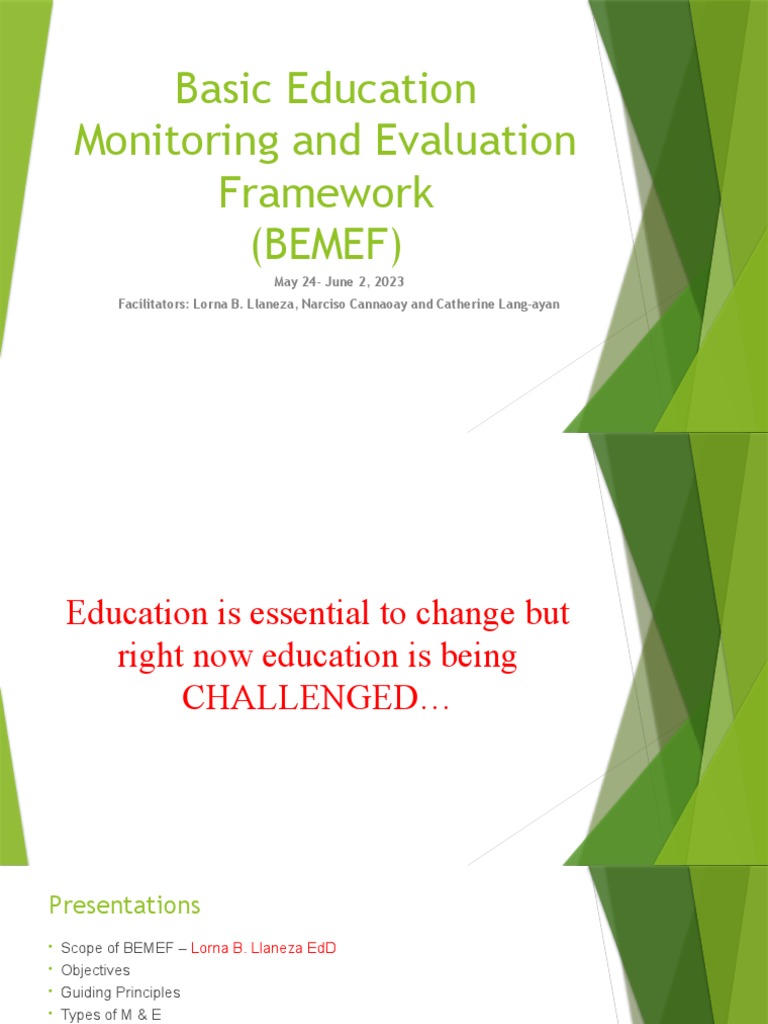 Final BEMEF Presentation | PDF | Evaluation | Cognition