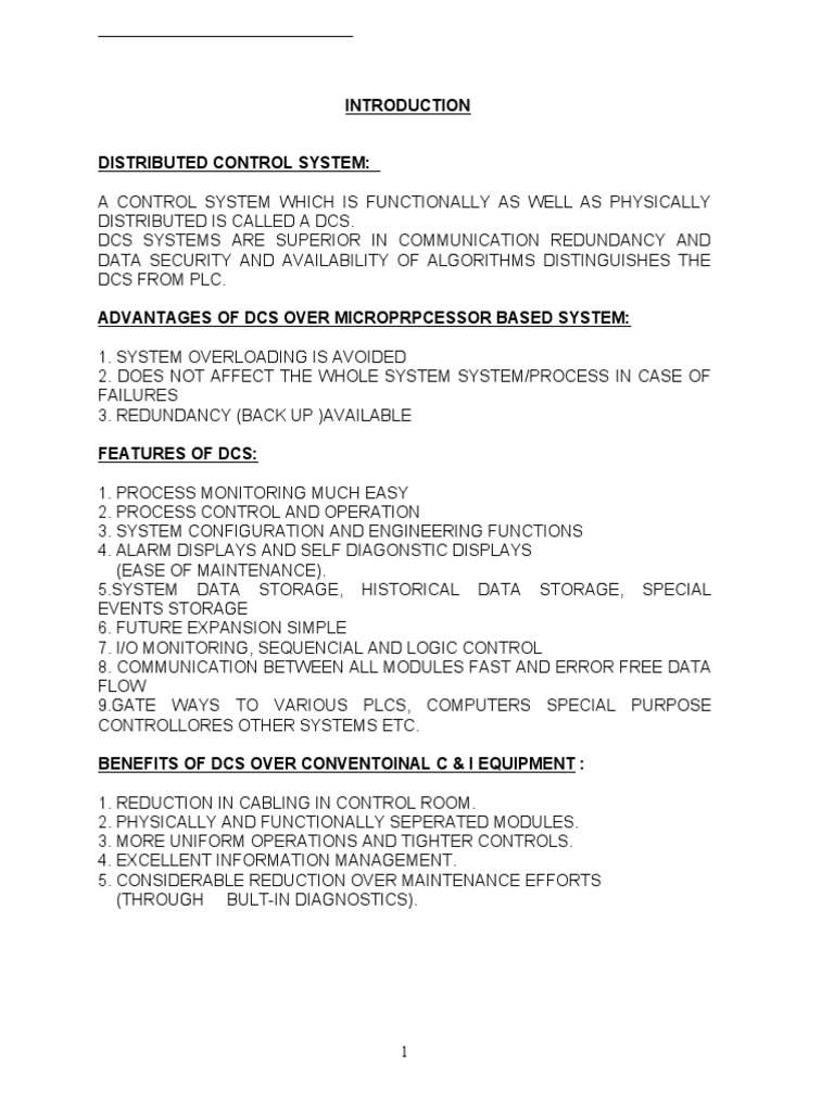 Toaz - Info Project On Honeywell Tdc3000 Dcs PR | PDF | Control Theory | Input/Output