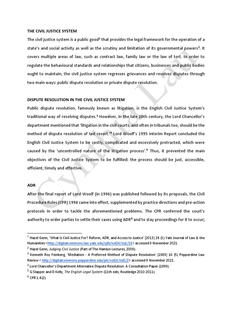 CLR Assignment | PDF | Mediation | Alternative Dispute Resolution