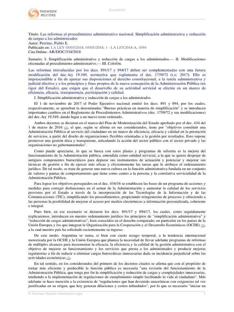 Simplificación y Reducción Administrativa | PDF | Administración Pública | Tecnología de ...