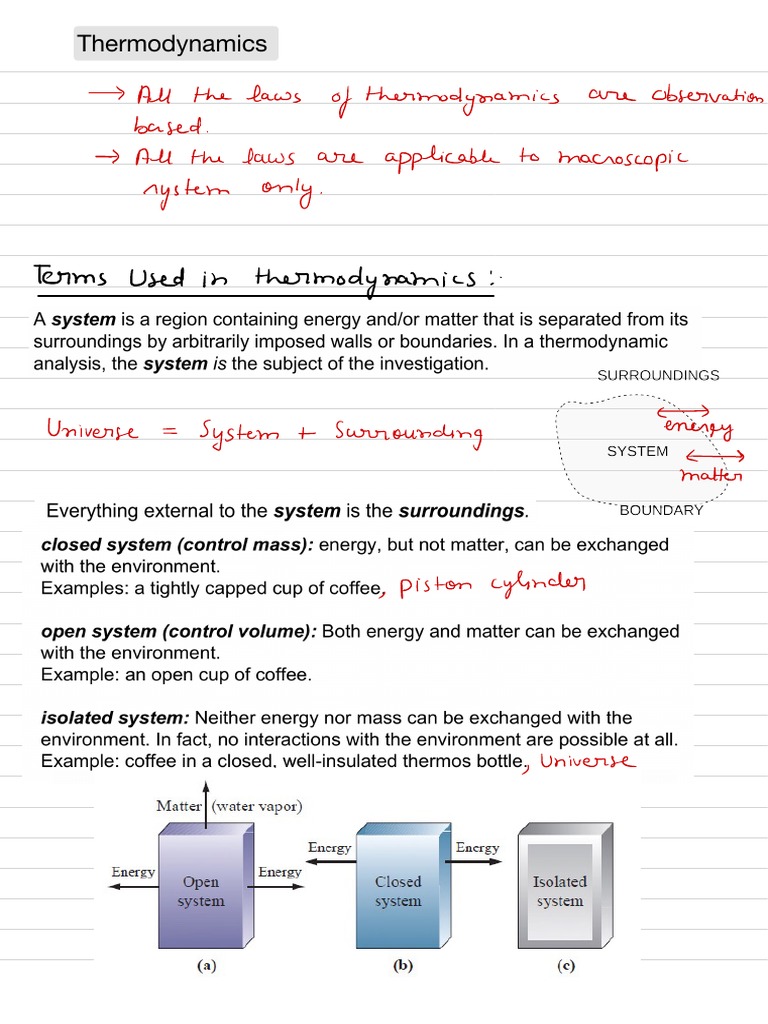 Thermodynamics 1 (IITian Notes - Kota) | Download Free PDF | Heat ...