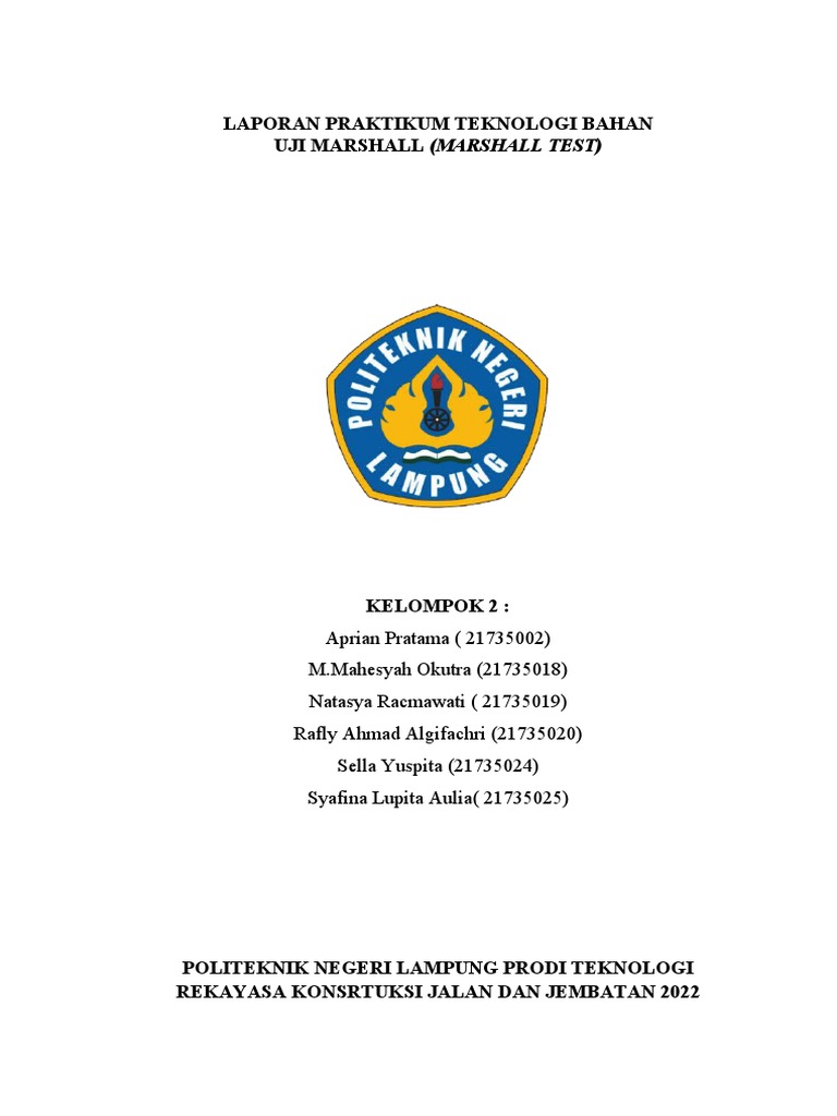 Bab Xiii Uji Marshall Marshall Test Pdf