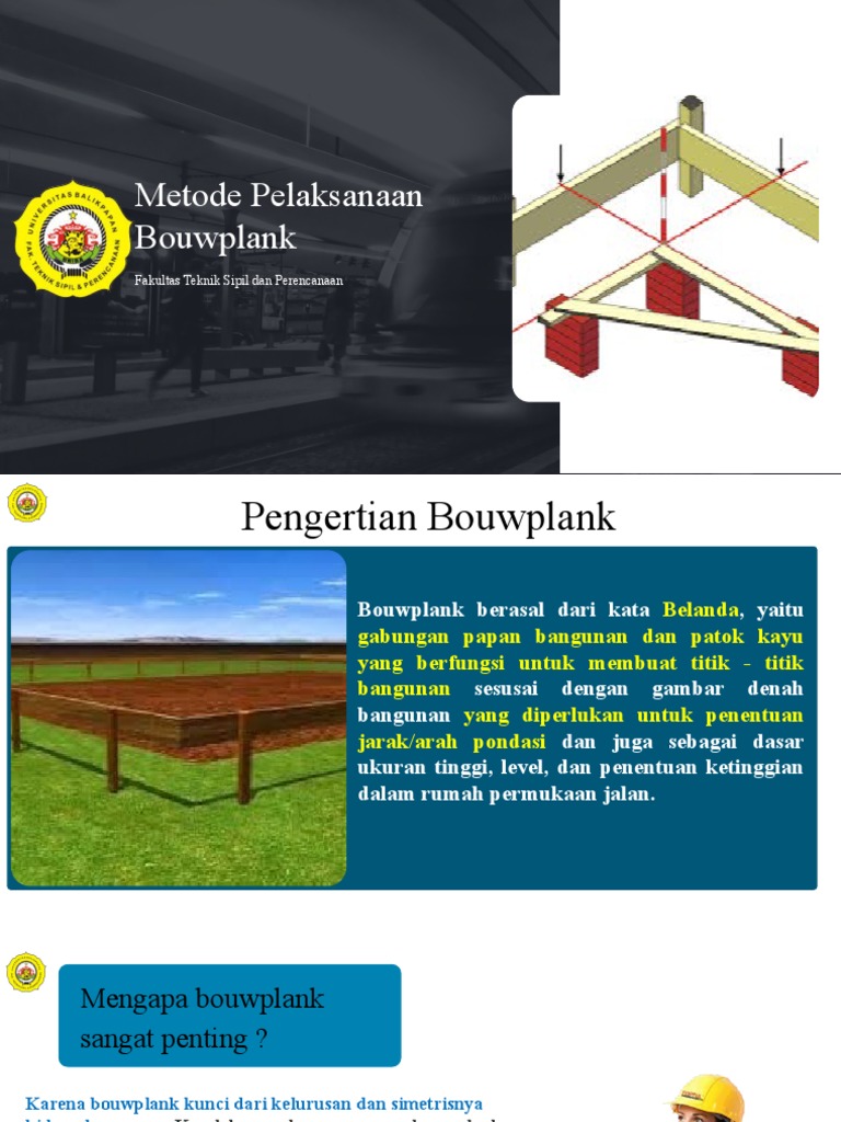 Pemasangan Bouwplank dalam Konstruksi | PDF