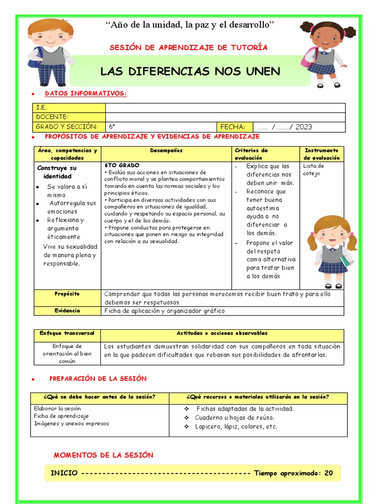 Aceptar las diferencias nos une | PDF | Autoestima | Aprendizaje