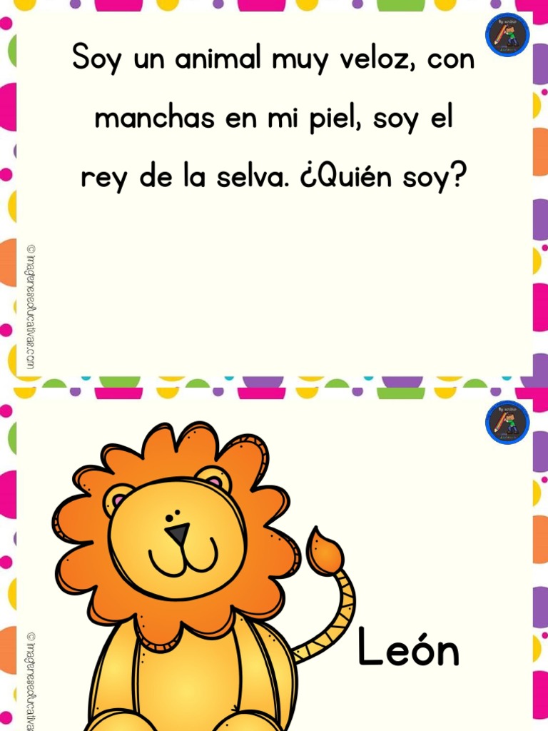 ADIVINANZAS-DE-ANIMALES | PDF