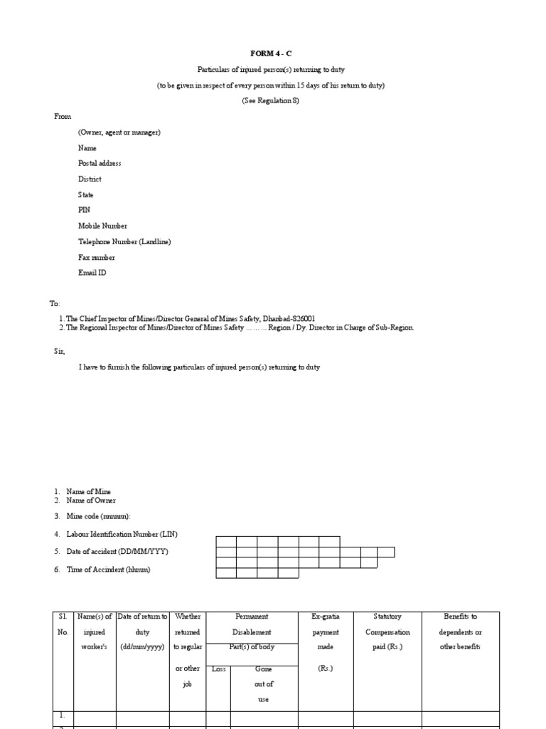 Form 4C | PDF