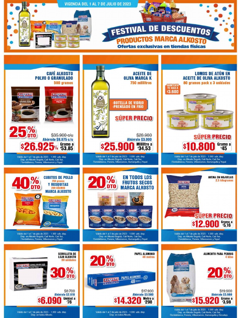 Alkosto Separata Digital Mercado 1julio2023 2 | PDF