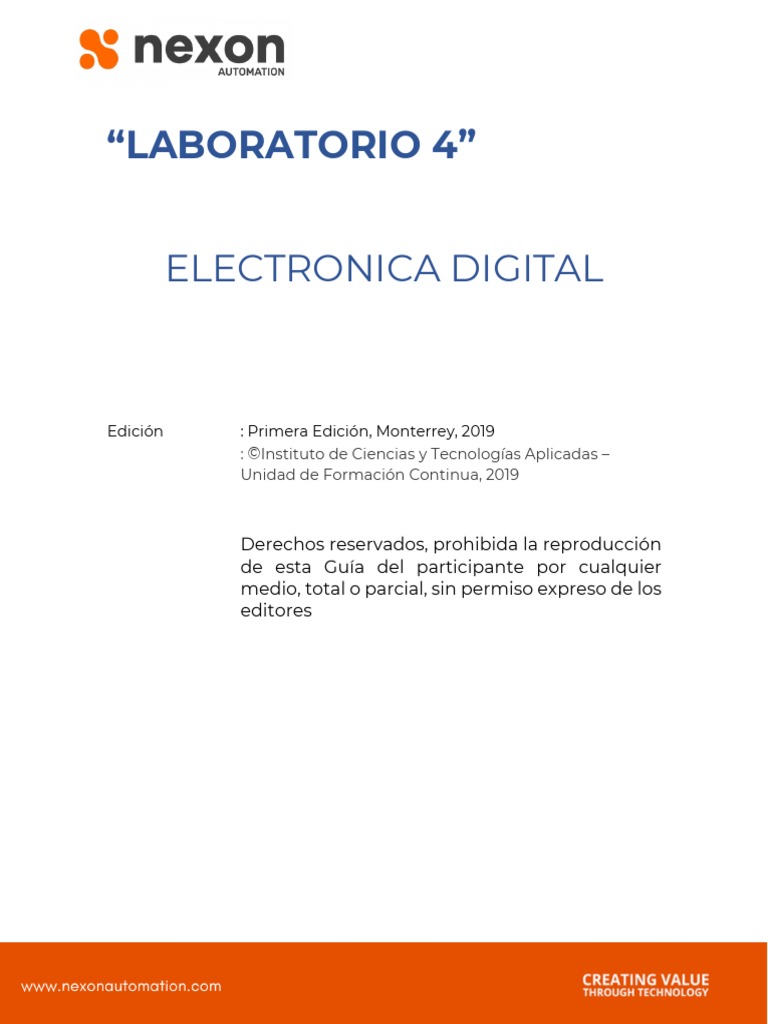Lab 4 Pdf Ciencias De La Computación Electrónica