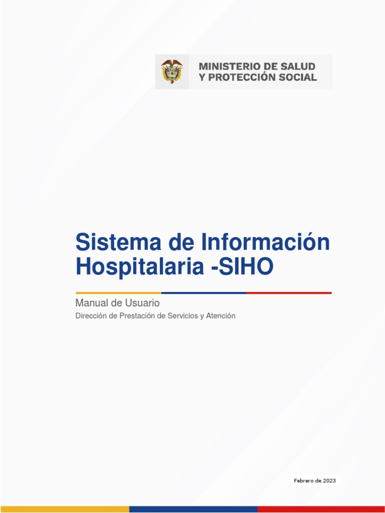Manual SIHO para IPS Públicas | PDF | Contraseña | Red mundial