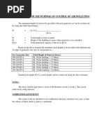 Stack Height Calculation For DG Sets | PDF | Exhaust Gas | Natural ...