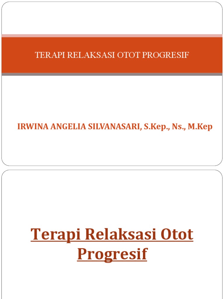Simulasi Relaksasi Otot Progresif | PDF | Pengembangan Diri | Kesehatan ...