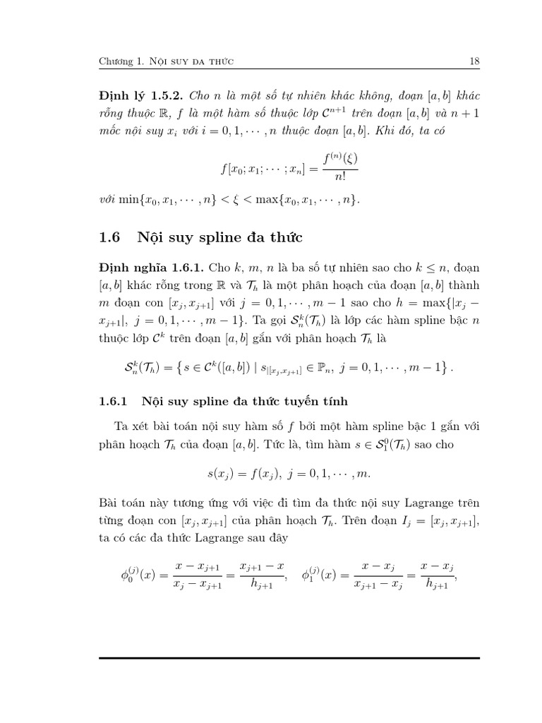 Noi Suy Spline Đa TH C | PDF
