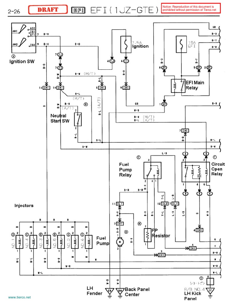 1J Efi Diagram | PDF