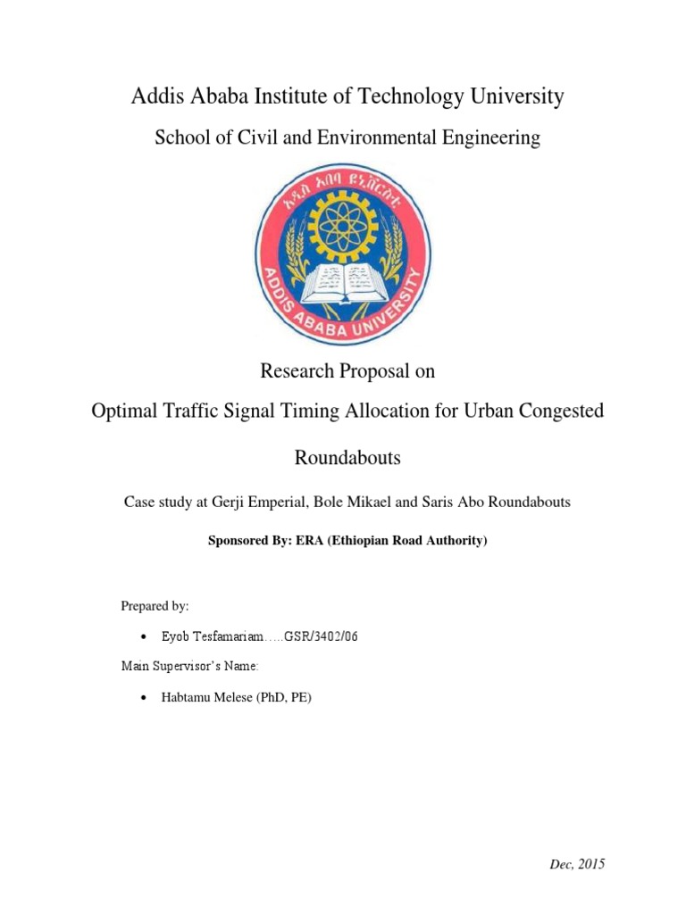 Typical Final Research Proposa | PDF | Traffic | Traffic Congestion