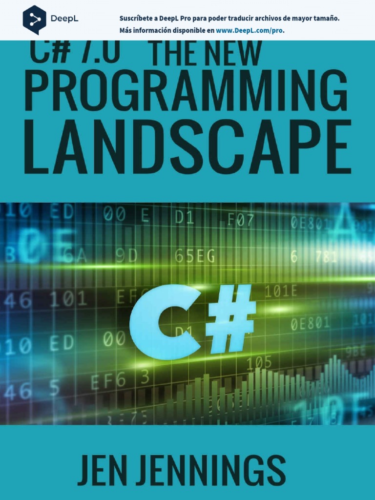 C# 7.0 The New Programming Language For The Future Es | PDF | Consulta ...