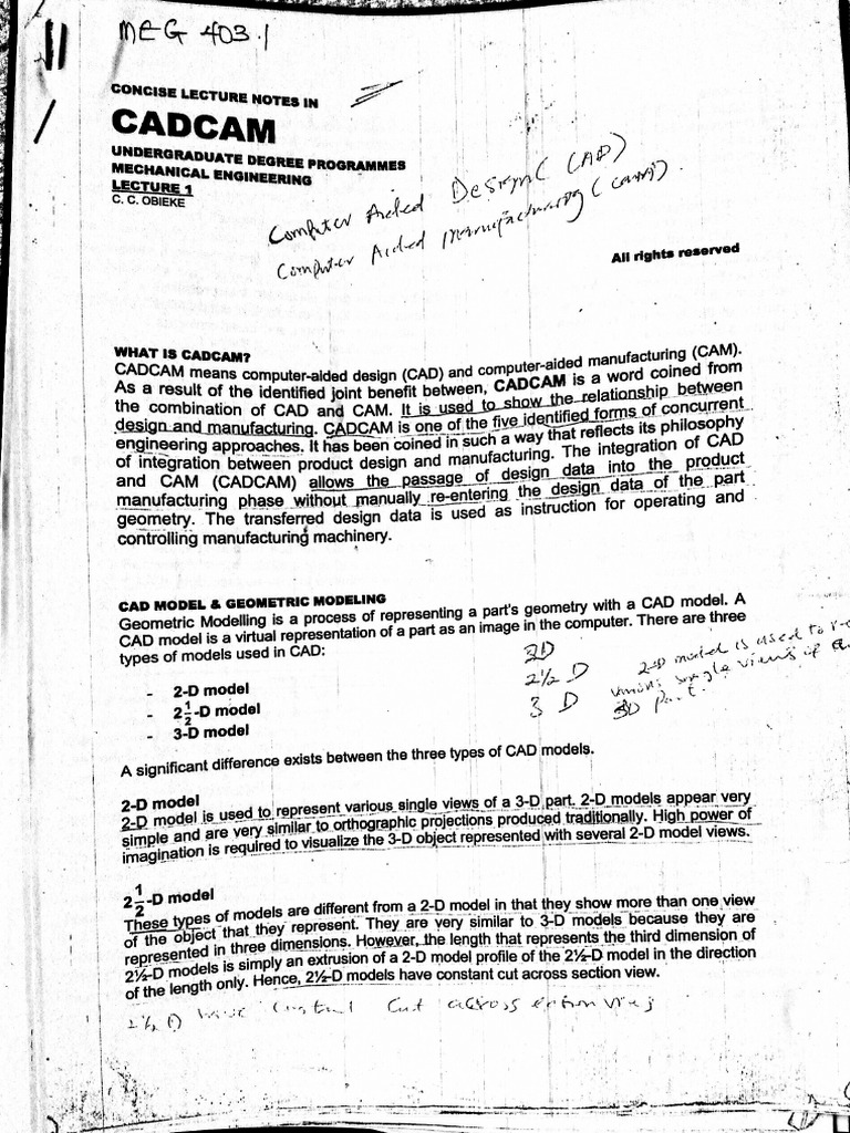 Meg 403.1 Cad&cam | PDF